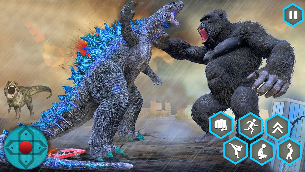 Godzilla Kaiju vs Giant Kong World Smasher Simulator Games 3D : World ...