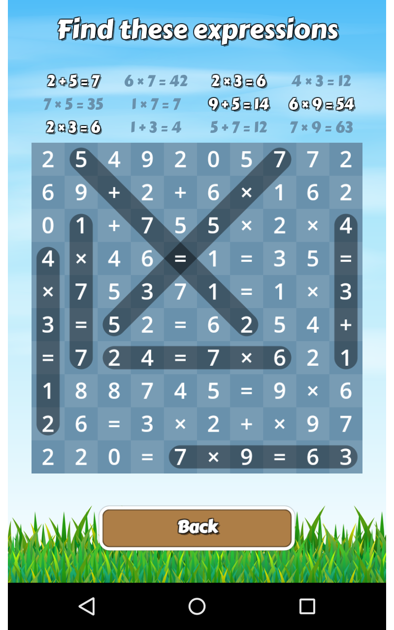 Math Search Puzzle - App on Amazon Appstore
