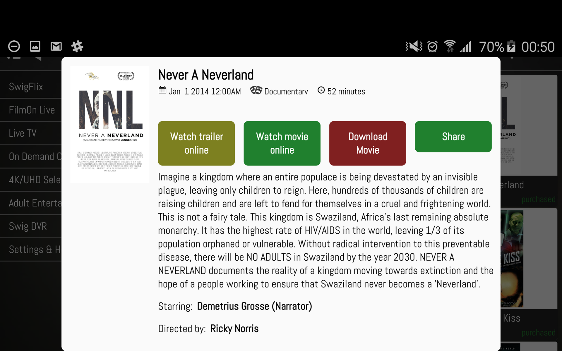 Swig TV - App on Amazon Appstore