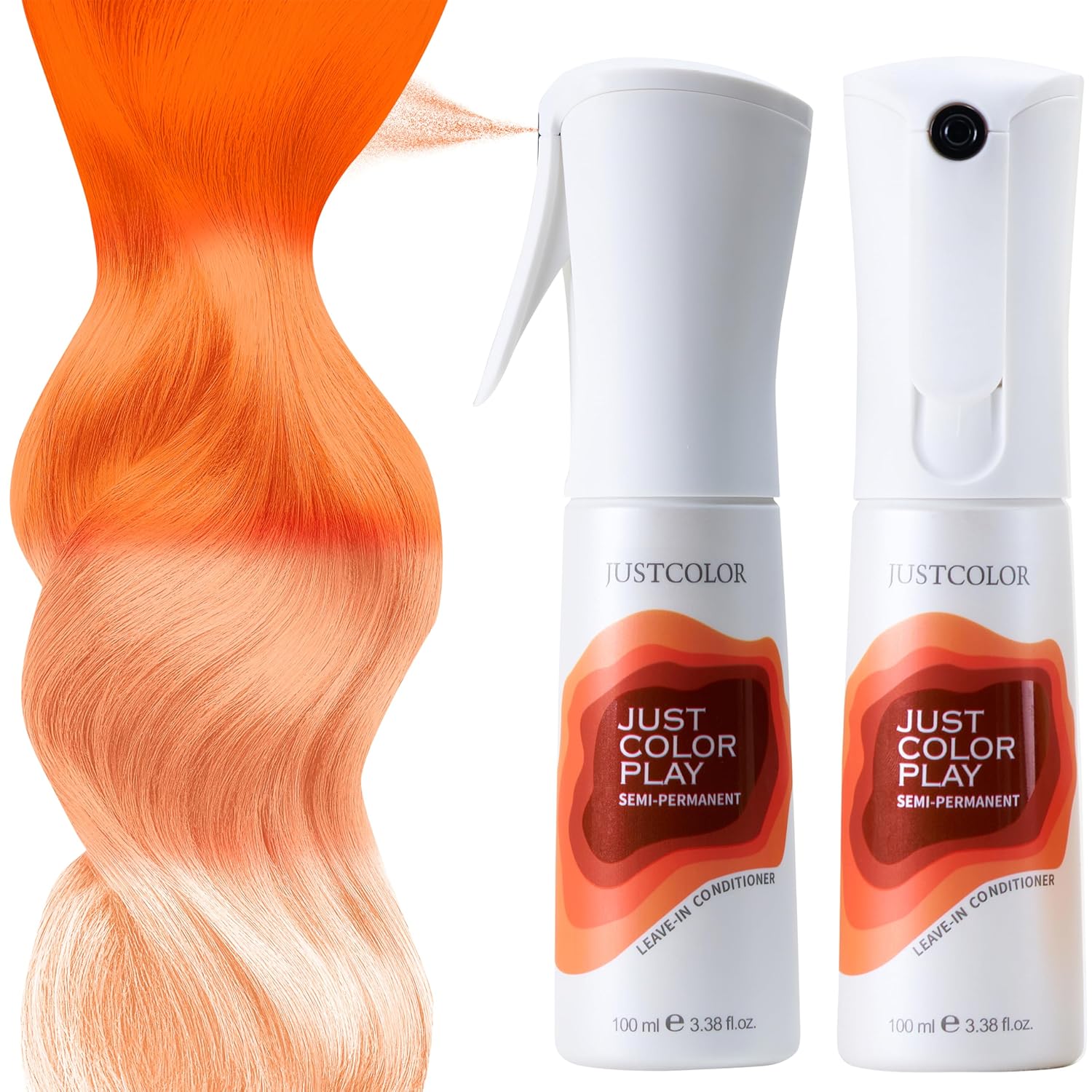 Amazon.com : Just Color Hair Dye Spray | Semi-Permanent | 10-Minute ...