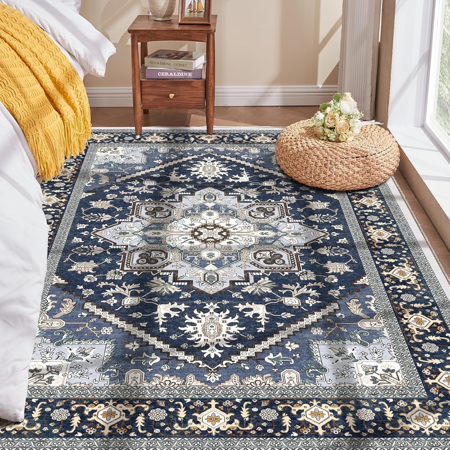 Amazon.com: OPPODREAM Soft Area Rugs 3x5, Washable Rugs with Non Slip ...