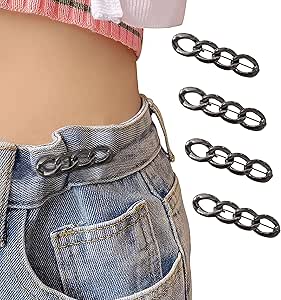 Amazon.com: Qkari 4 Sets Adjustable Jeans Button, No Need to Sew ...