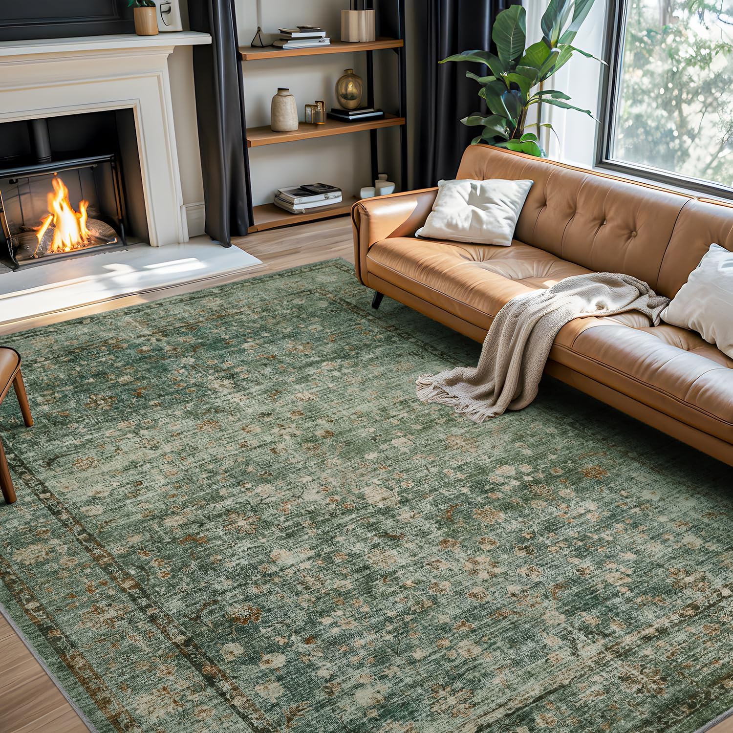 Amazon.com: 9x12 Area Rugs Washable Rug for Living Room Big Bedroom ...