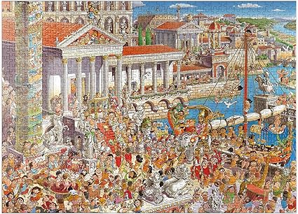 Amazon.com: MyPuzzle Ancient Rome - Hugo Prades - Premium 1000 Piece ...