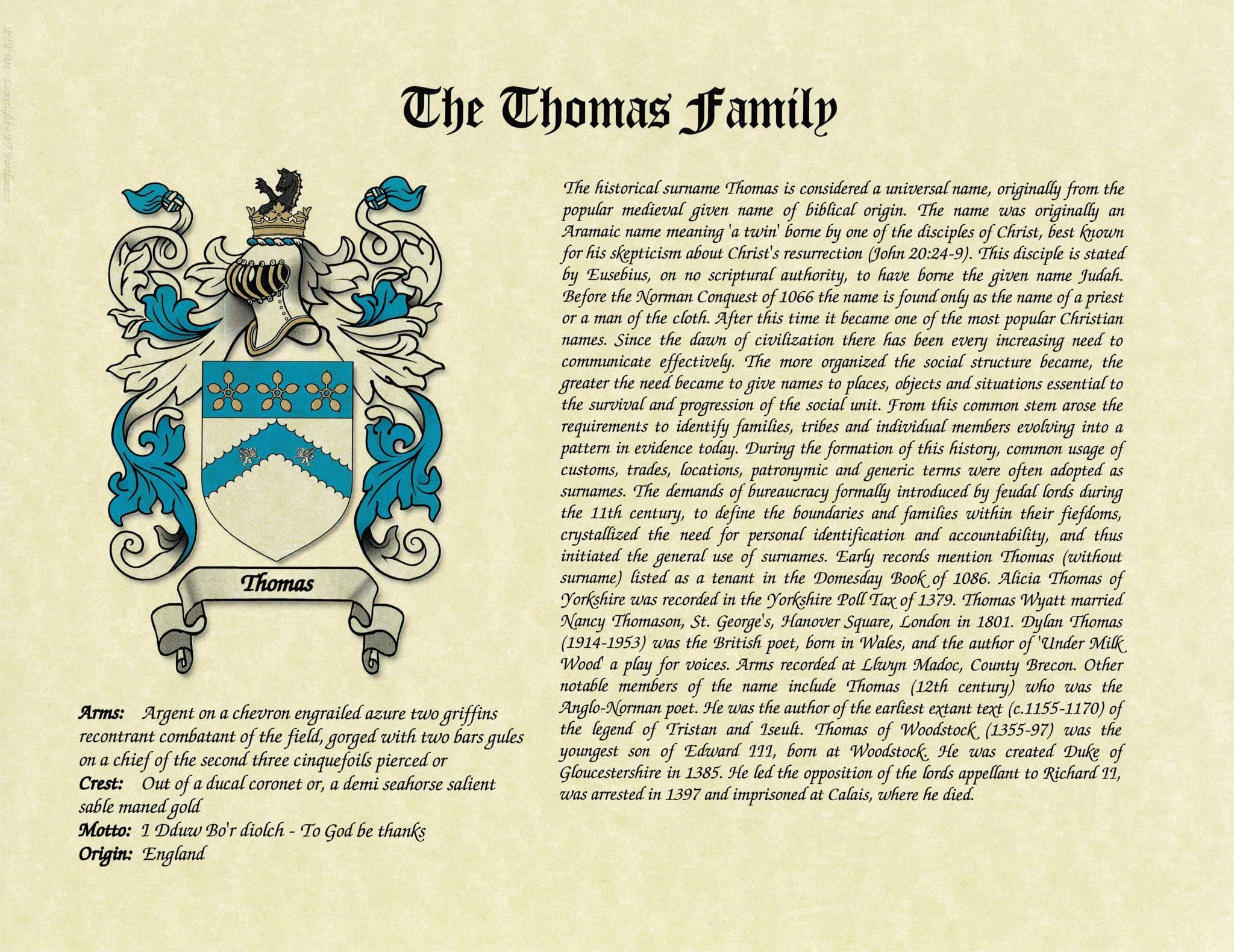 Amazon.com: Historic Families Irish Family Crest Coat of Arms Poster ...
