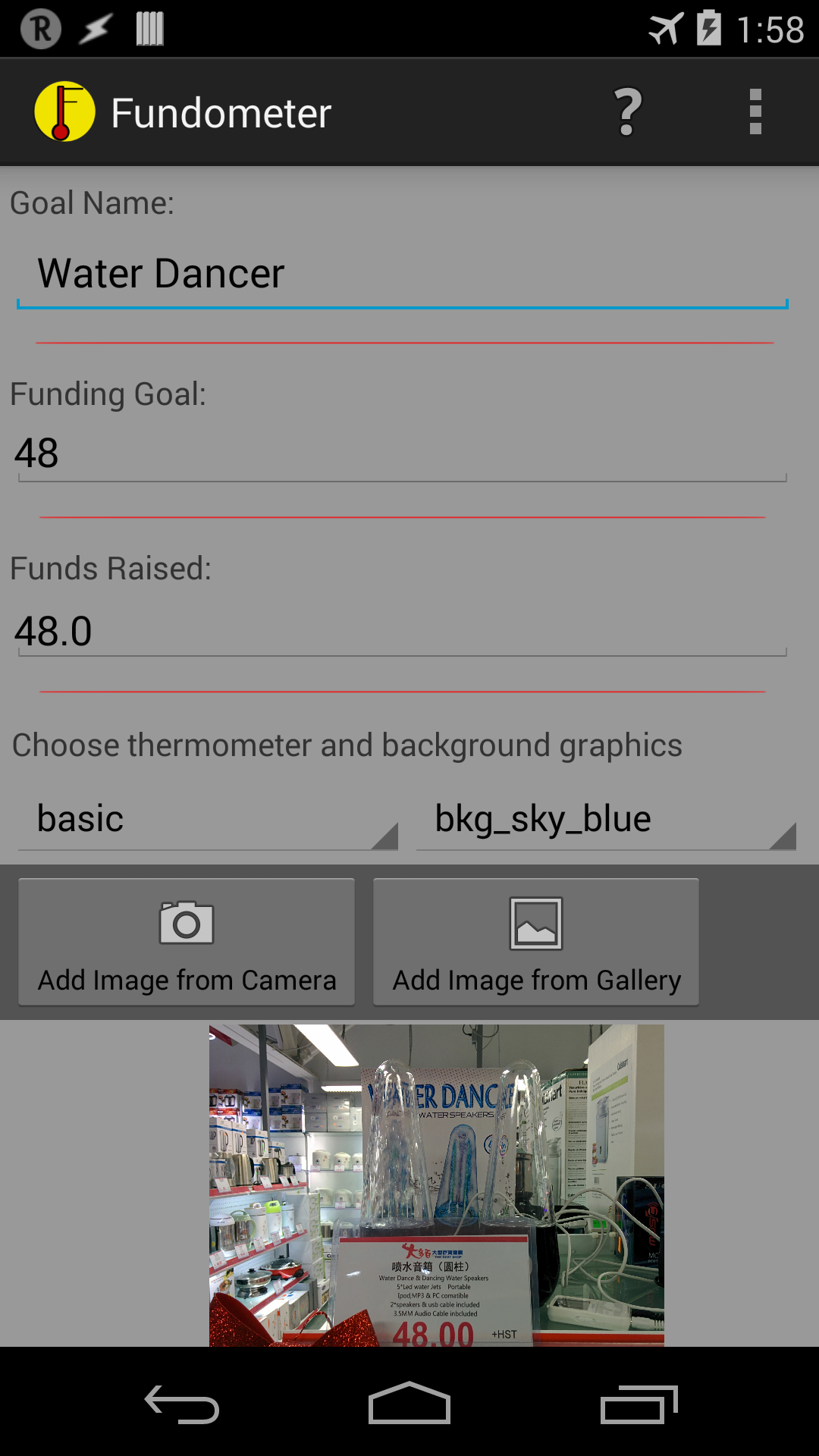 Fundometer - App on the Amazon Appstore
