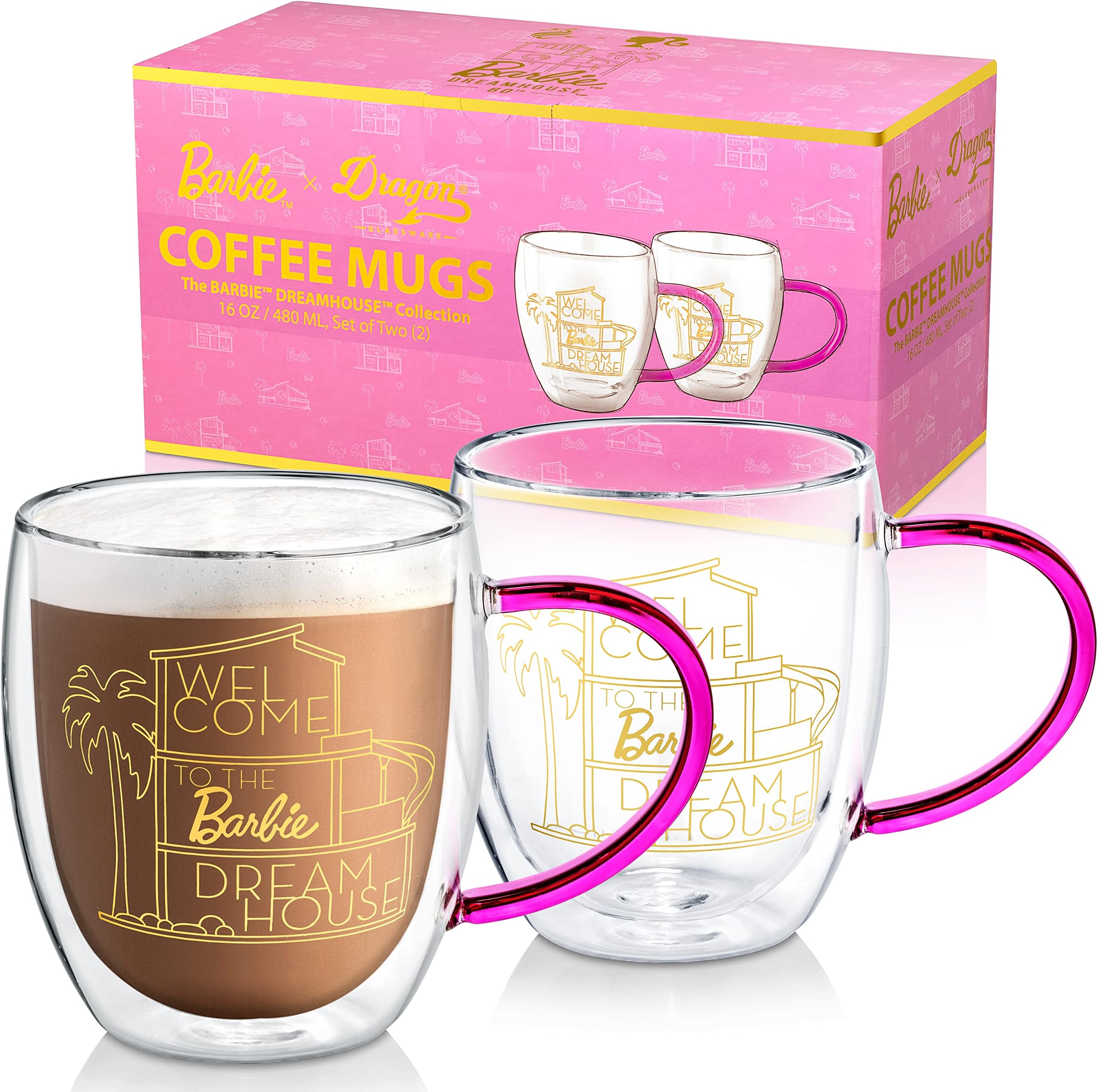 Amazon.com | CAKEASY Barbiee Studded Tumbler, Bling Bling Pink Barbi ...