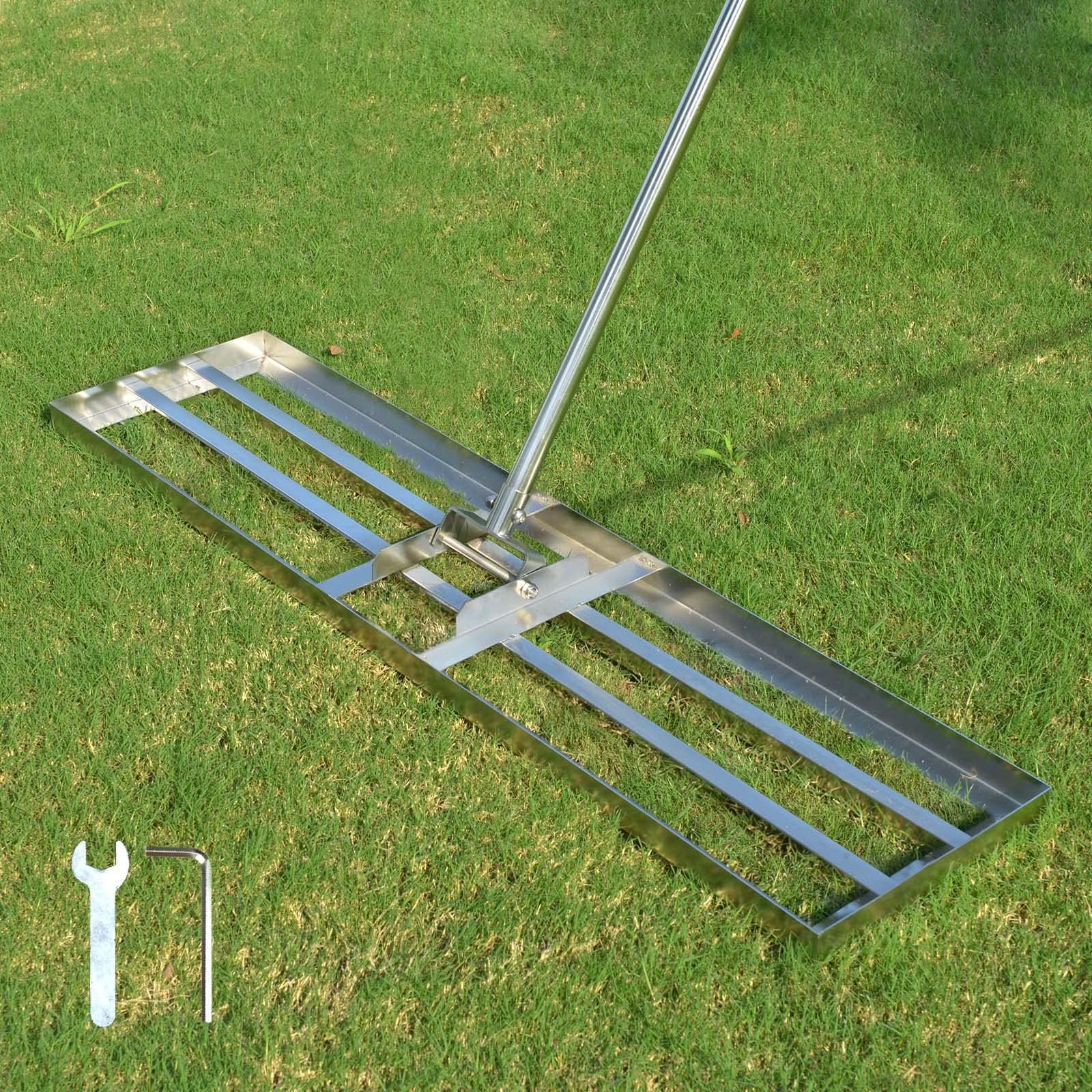 Amazon.com : SurmountWay Lawn Leveling Rake, 40X10inch Lawn Leveler ...