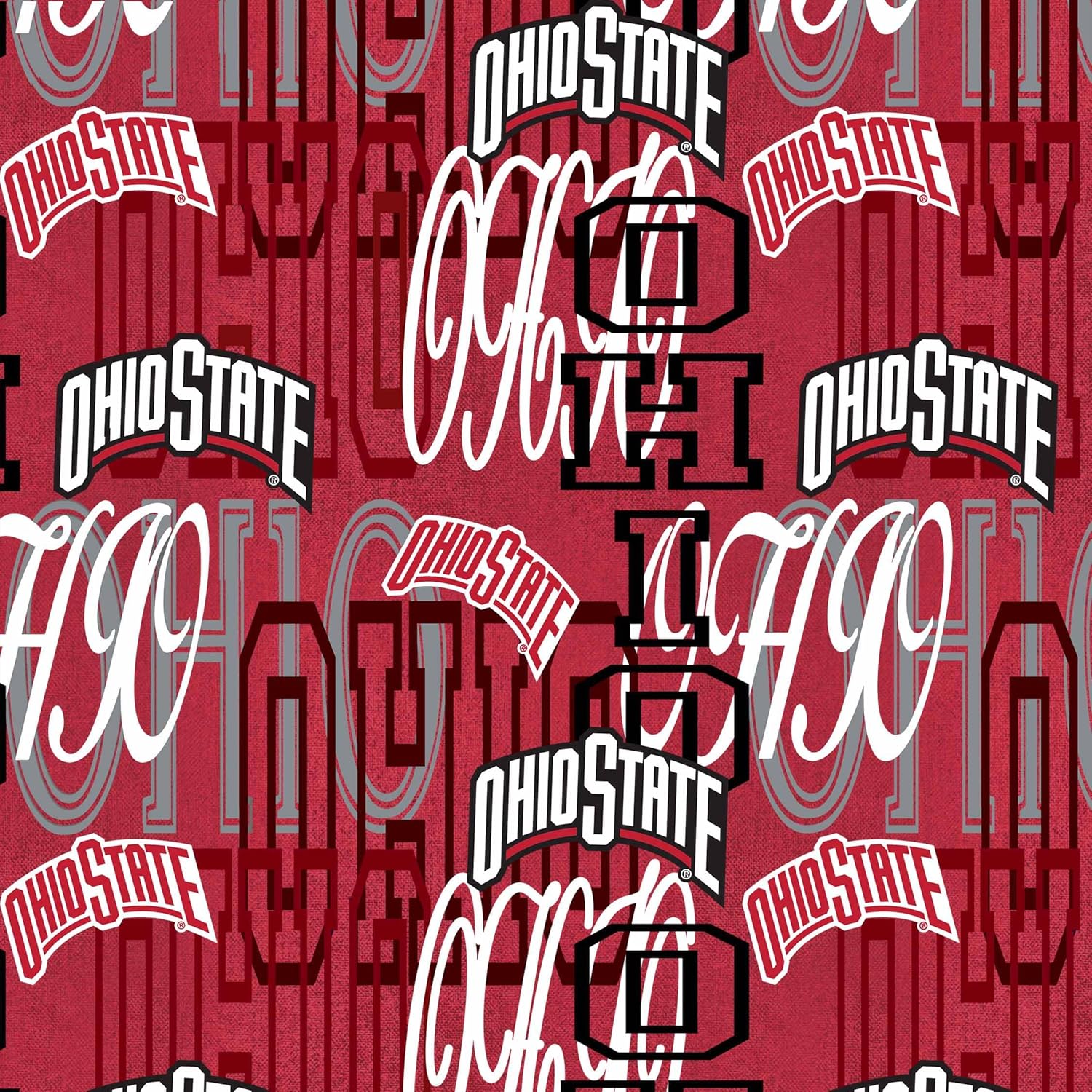 Amazon.com: Official Licensed Ohio State University Cotton Quilting ...