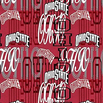 Amazon.com: Official Licensed Ohio State University Cotton Quilting ...