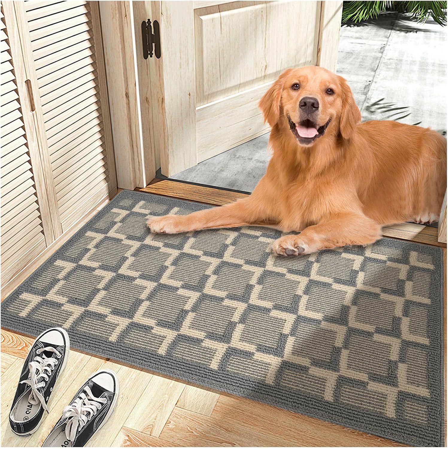 Amazon.com : LWYYQB Mud Mats for Dogs Dirt Trapper Dog Mat for Muddy ...