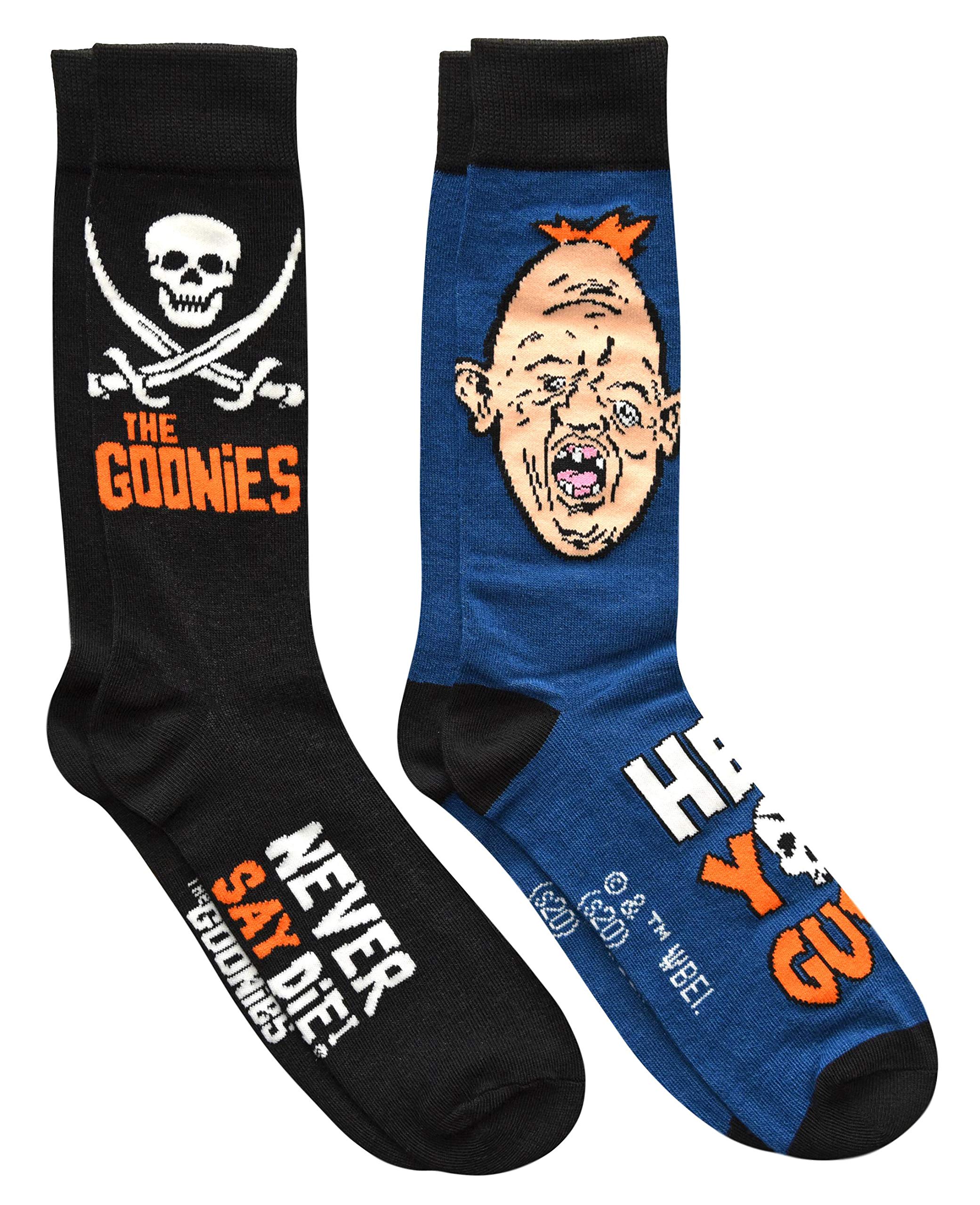 Amazon.com: Hyp The Goonies Never Say Die Sloth Men's Crew Socks 2 Pair ...