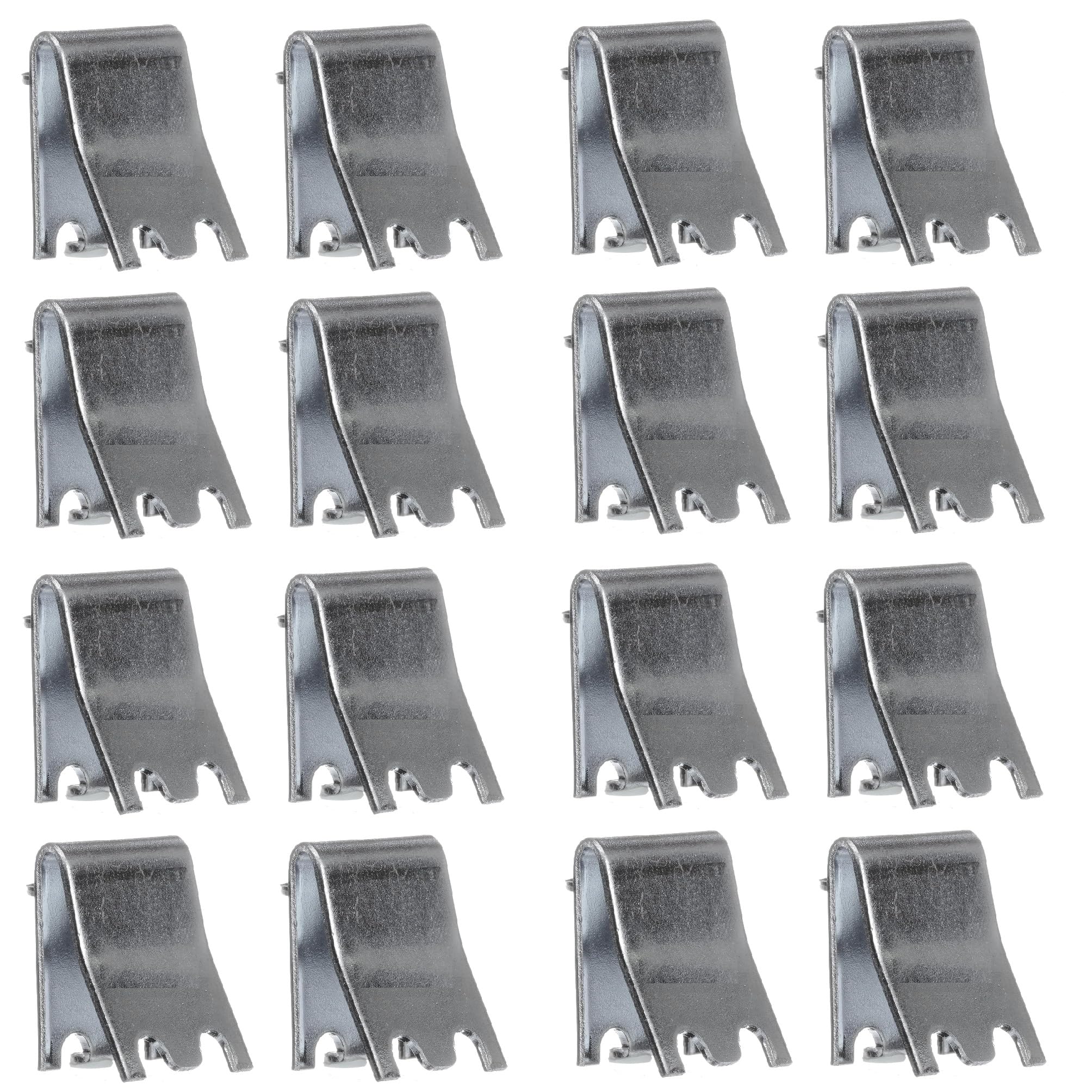 Amazon.com: 16 Pack Zinc Plated Steel Universal Snap-in Shelf Clip for ...