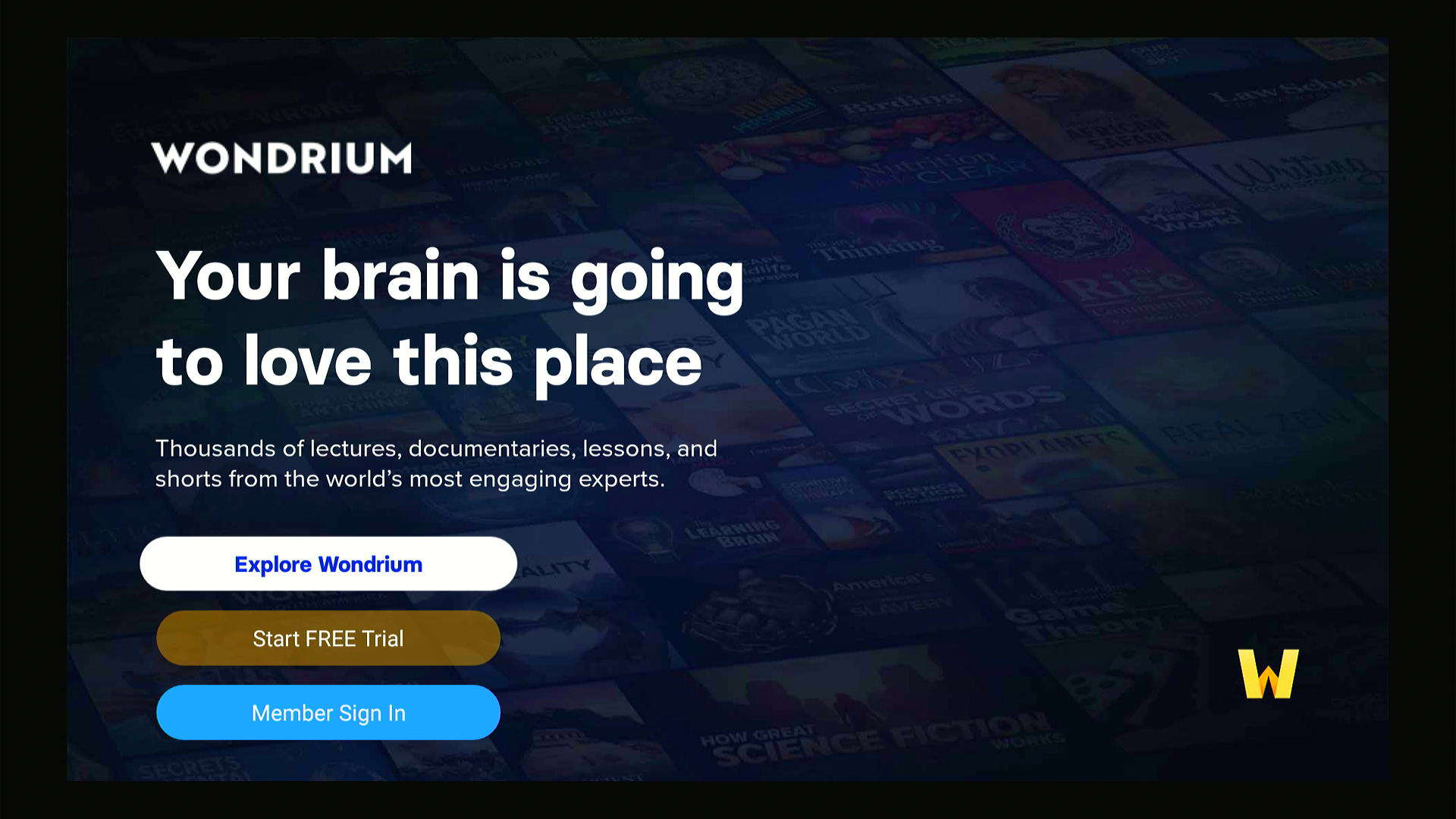 Wondrium:Amazon.com:Appstore for Android