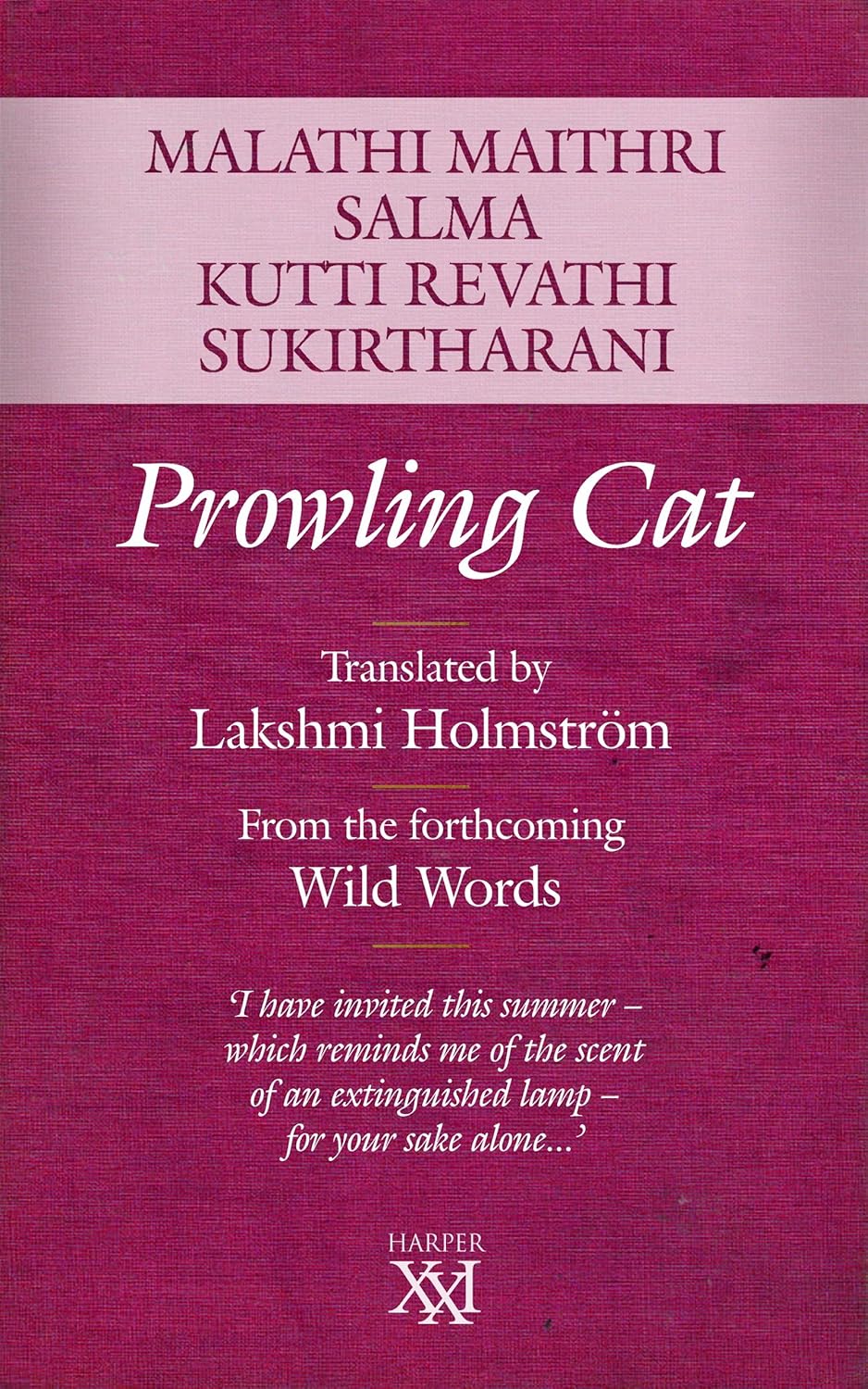 Prowling Cat - Kindle edition by Malathi/ Salma/ Kutti Revathi ...