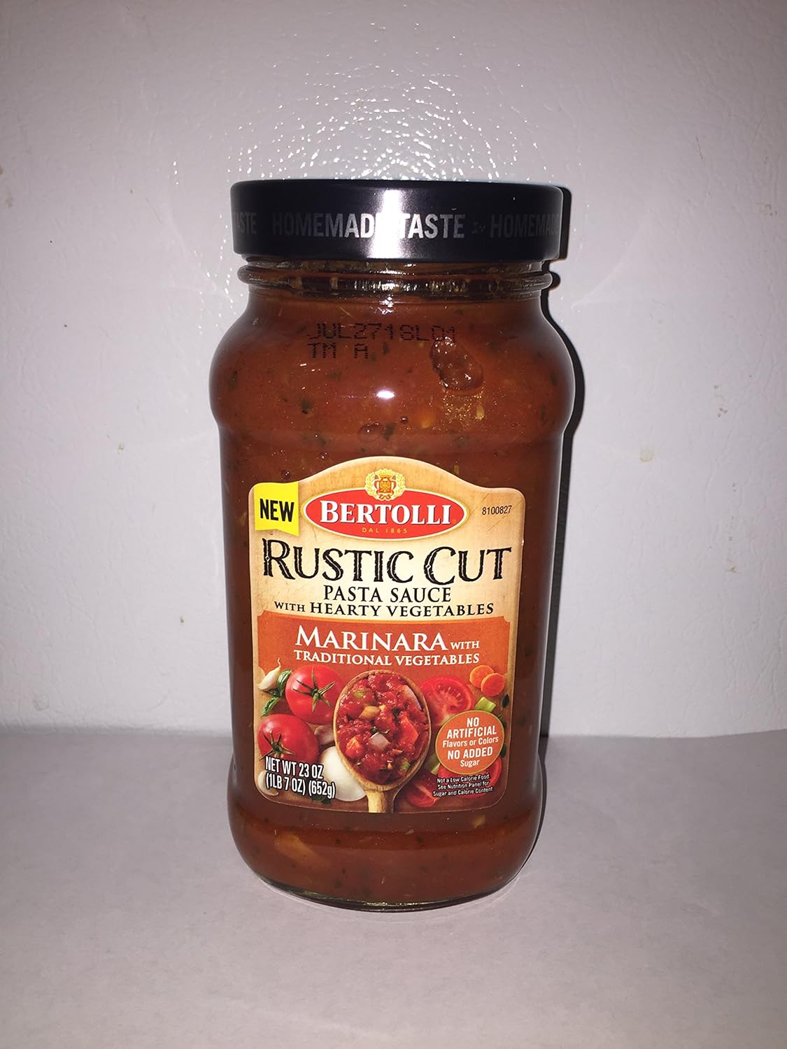 Amazon.com : Bertolli Rustic Cut Pasta Sauce Marinara with Traditional ...