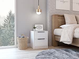 Amazon.com: SHARK SHIP Bedroom Storage Solution: Two-Drawer Nightstand ...