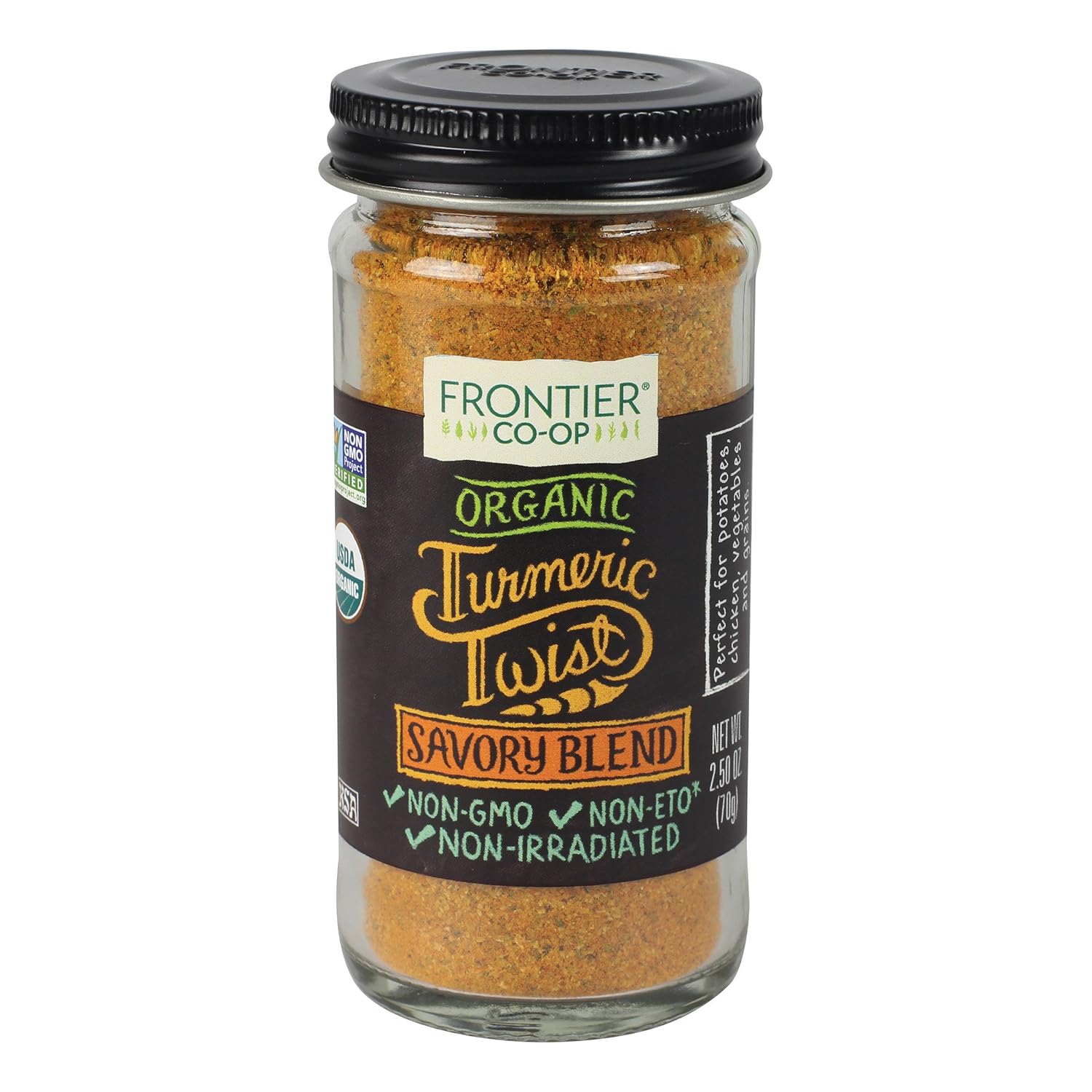 Amazon.com : Frontier Organic Turmeric Twist | Savory Blend | Certified ...