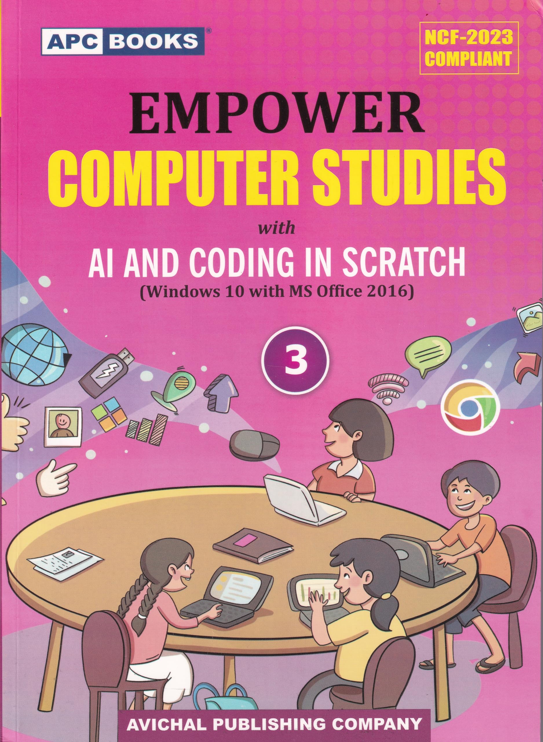 Buy Empower Computer Studies with AI and Coding in Python Class 3 - by Vijay Kumar Pandey, Dilip ...