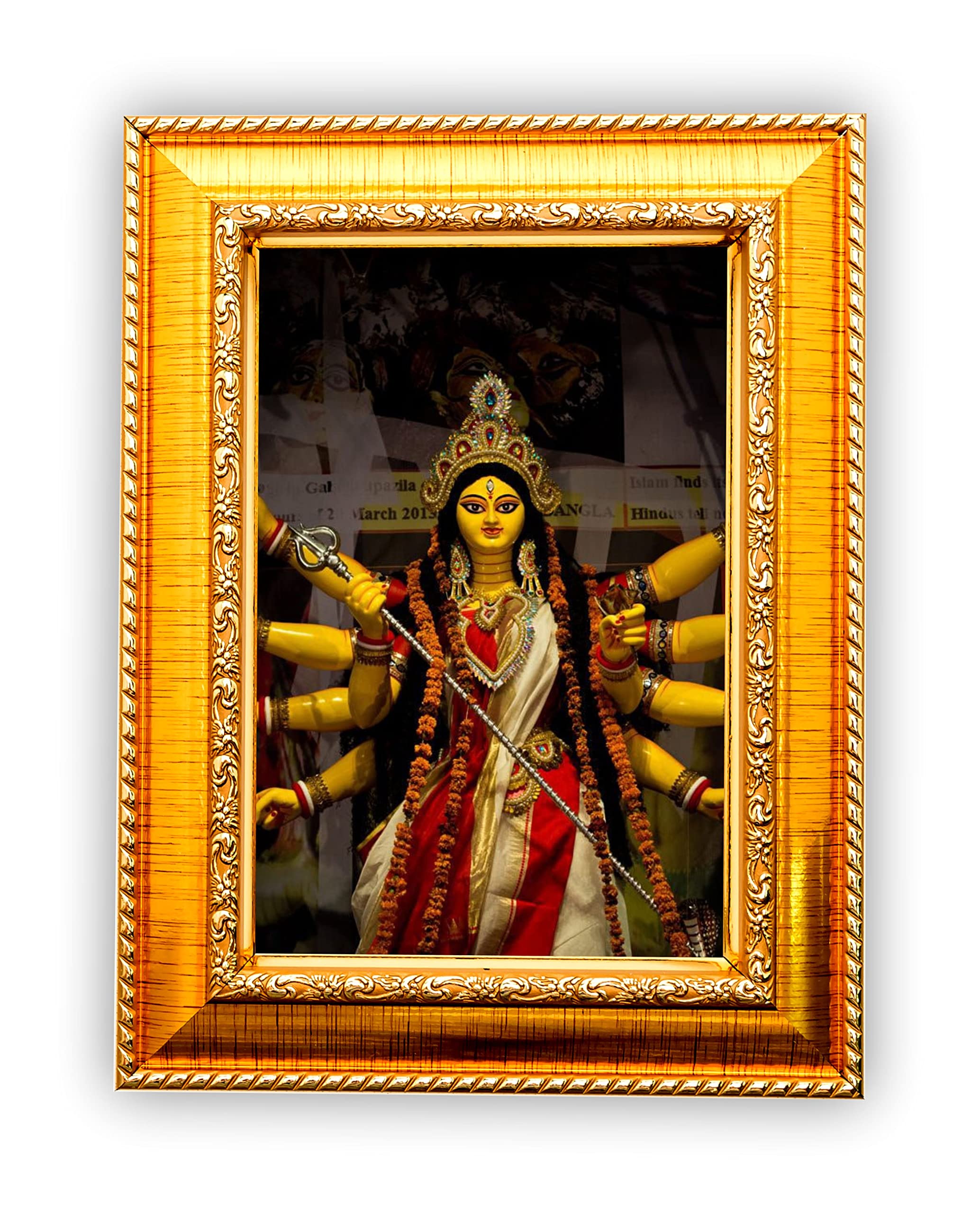 Nuoshopping Durga Maa Nav Roop Photo Frame Sherawali Durga Photo ...