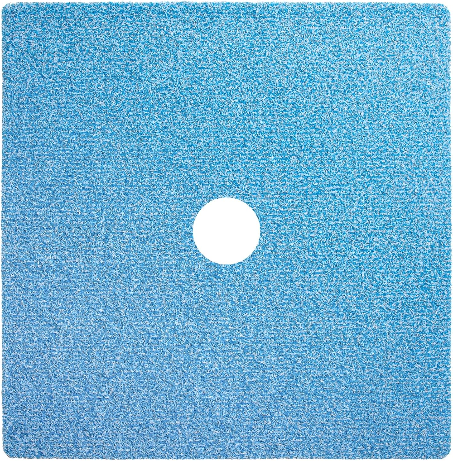 Amazon.com: Enkosi Loofah Shower Mat with Drain Hole – Cushioned Anti ...