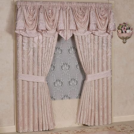 Amazon.com: Touch of Class Romantic Princess Jacquard Woven Scrollwork ...