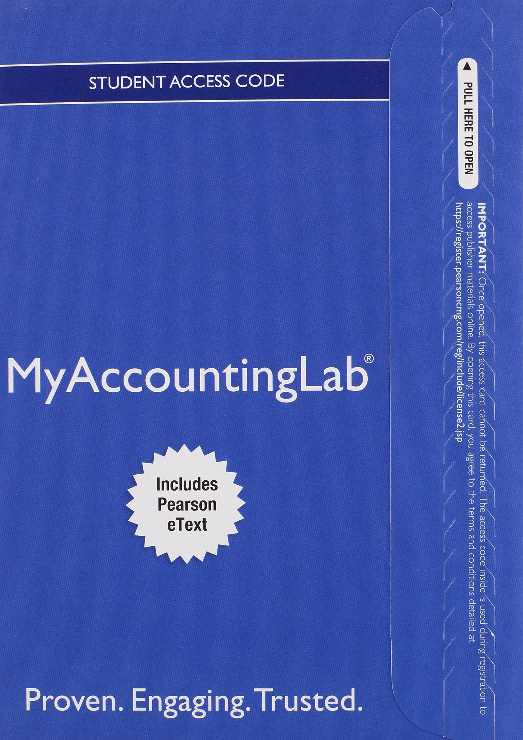 Amazon.com: MyLab Accounting with Pearson eText - Access Card - for ...
