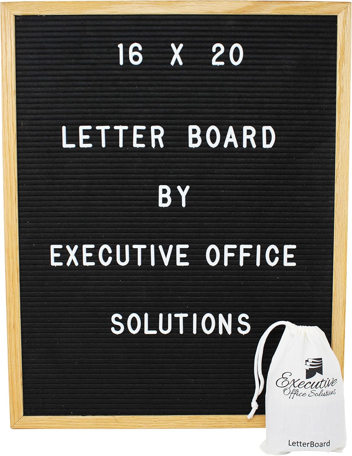 Amazon.com: Executive Office Solutions Changeable Letter Board - Black ...