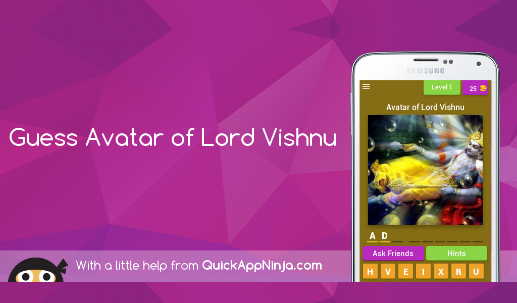 Guess Avatar of Lord Vishnu - App on Amazon Appstore