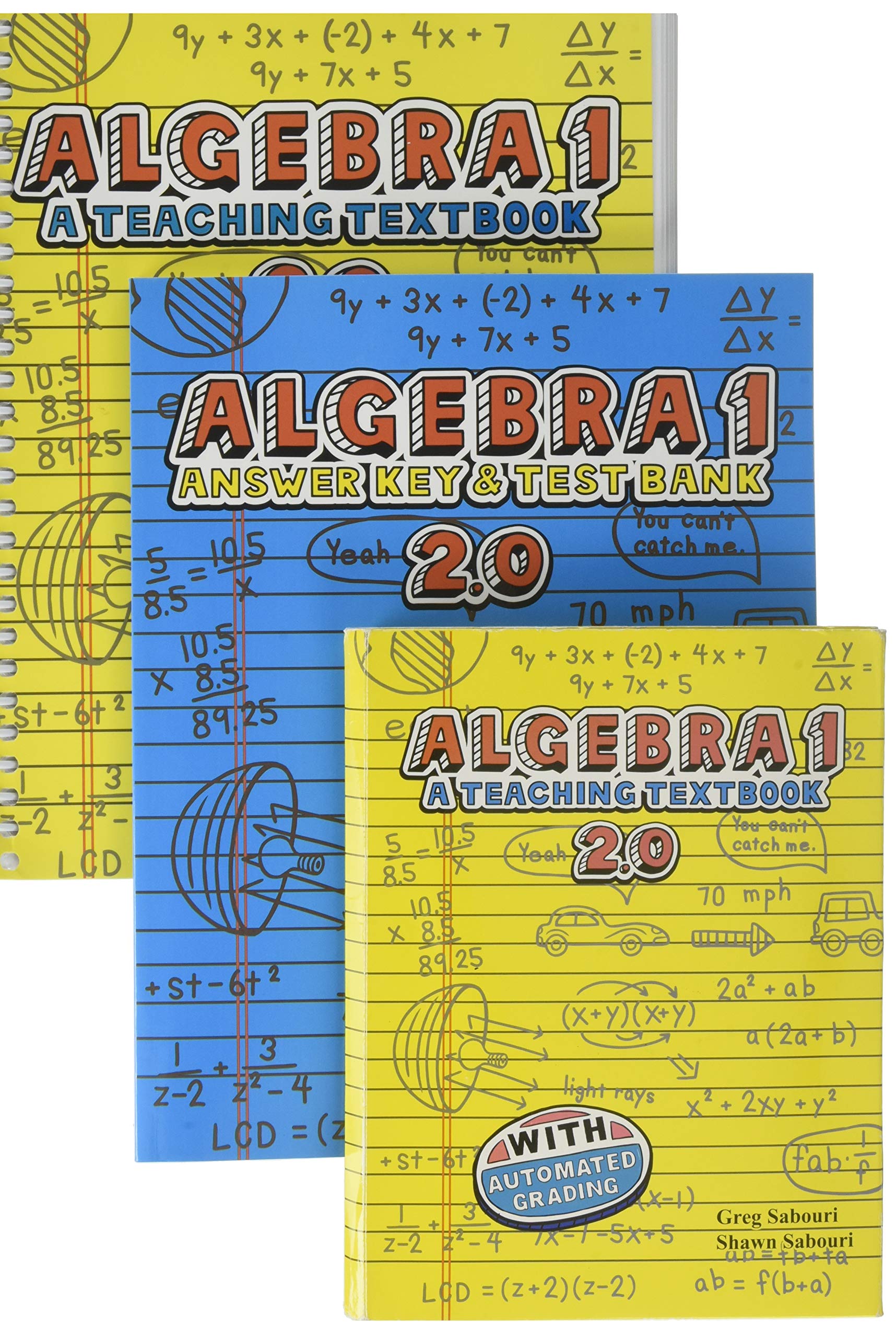 Amazon.com: Teaching Textbooks Algebra 1 Complete Set 2.0 : Greg ...