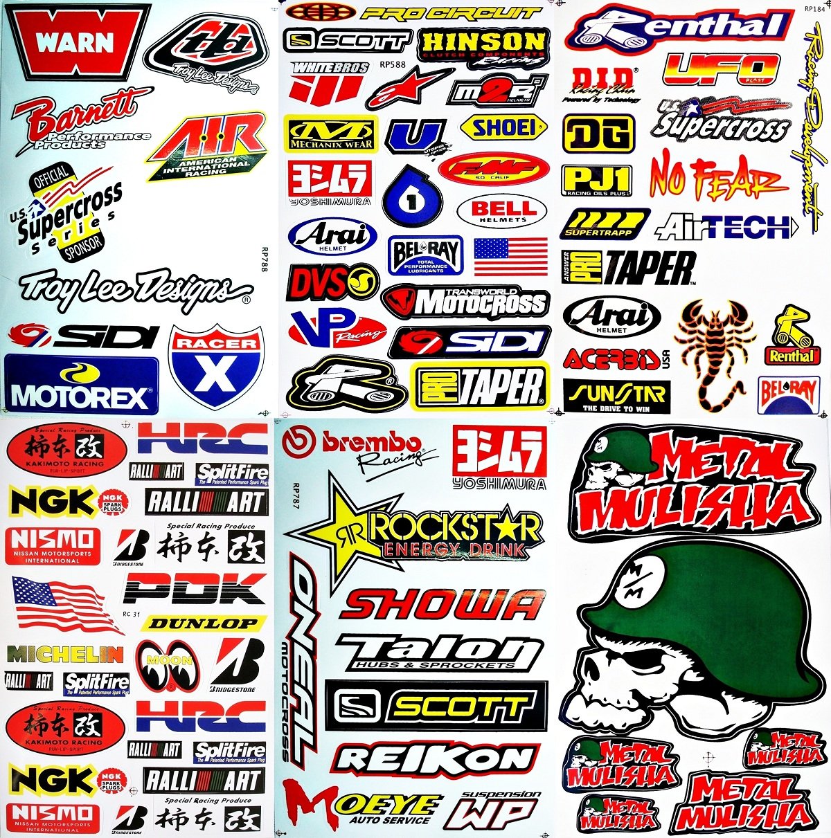 Motocross Brand Logos