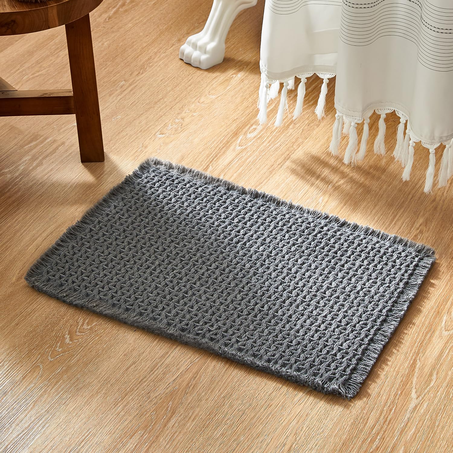 Amazon.com: TYUU Bathroom Rugs, Super Absorbent Non Slip Bath Mat Quick ...