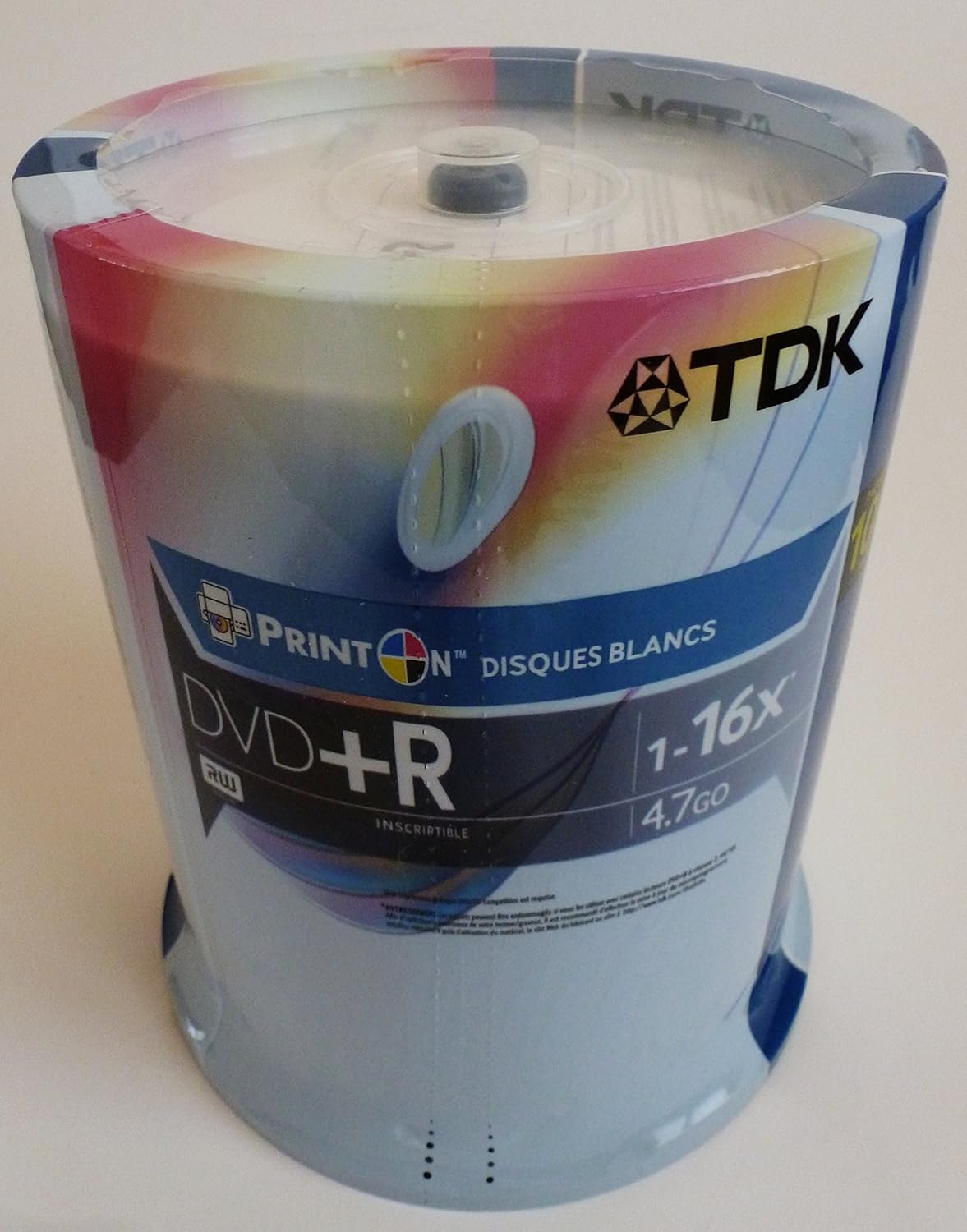 TDK DVD+R 1x16x 4.7g Inscriptible 100 Pack : Amazon.ca: Electronics