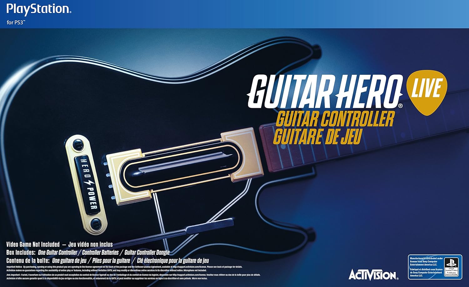 Amazon.com: Guitar Hero Live Controller Only PS3 : Video Games