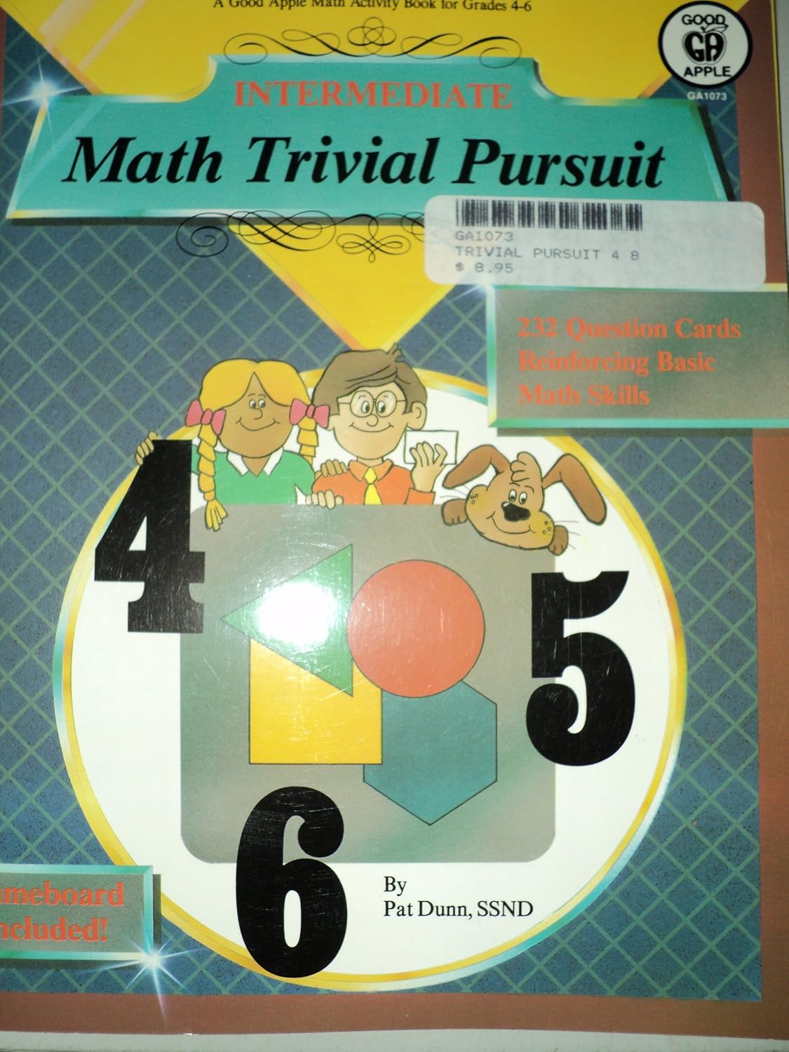 Math Trivial Pursuit: Intermediate Level (A Good Apple Math Activity ...