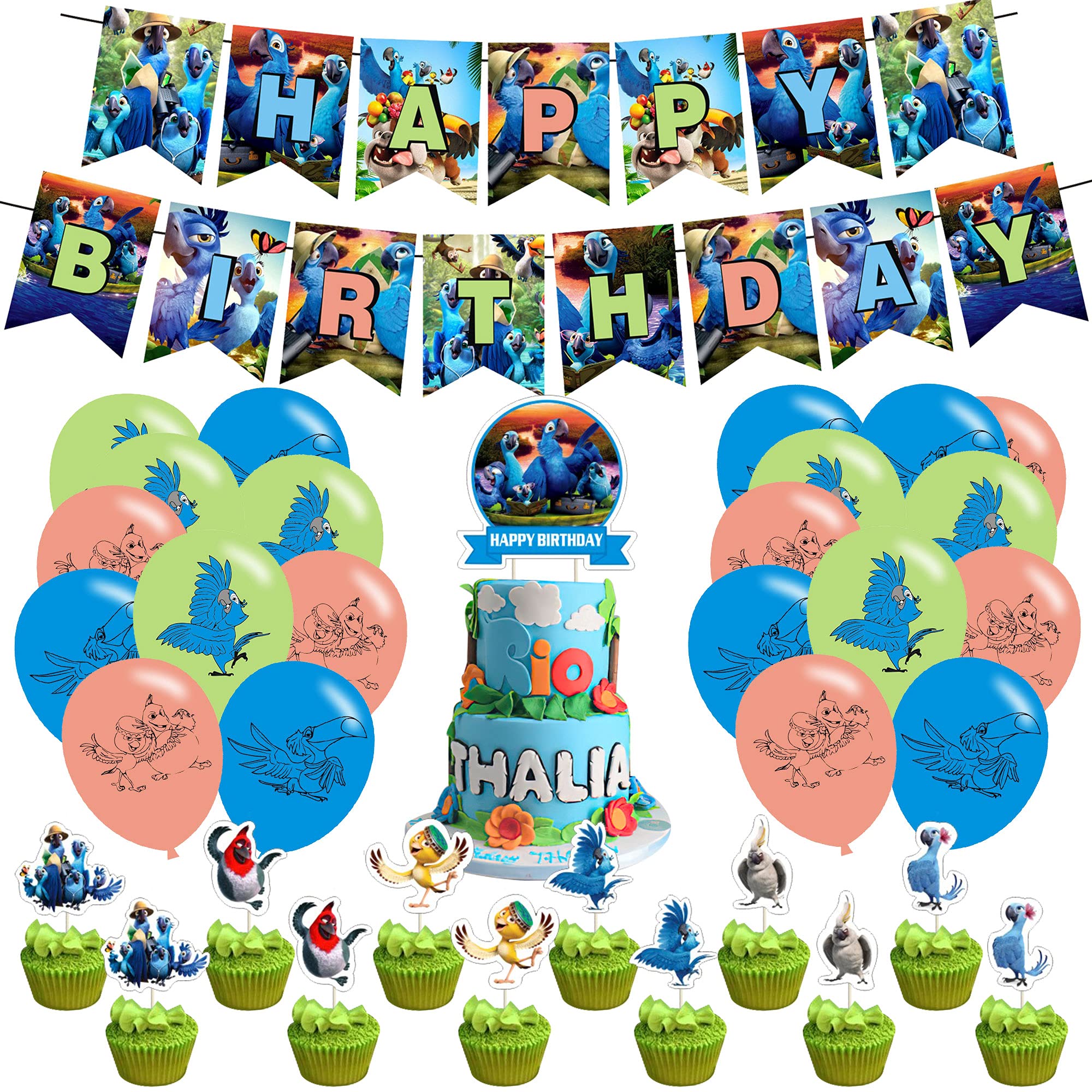 Rio Party Party Supplies Decorations For Rio 2 Party Includes ...