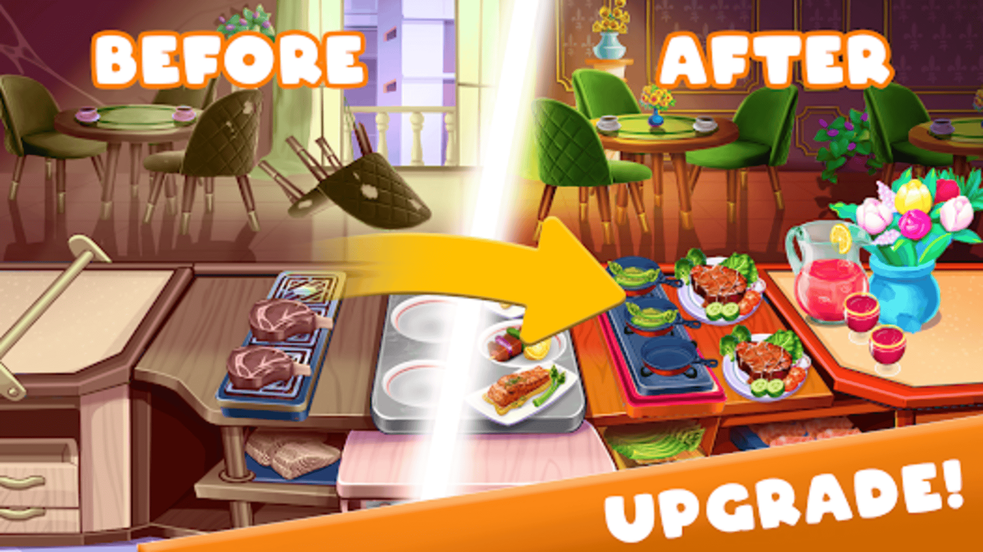 Happy Cooking Master Chef Restaurant: Kitchen Crush: Tycoon Game ...