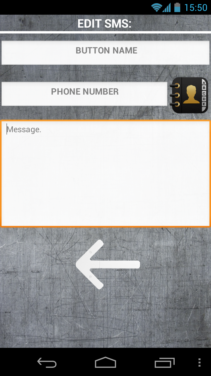 one click SMS - GSM remote control-Amazonアプリストアのアプリ