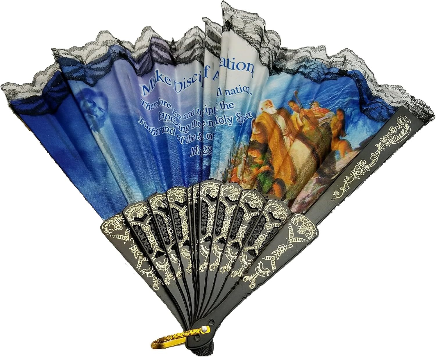 Amazon.com: BUNFIREs Christ, Make Disciples Inspired Folding Hand Held ...