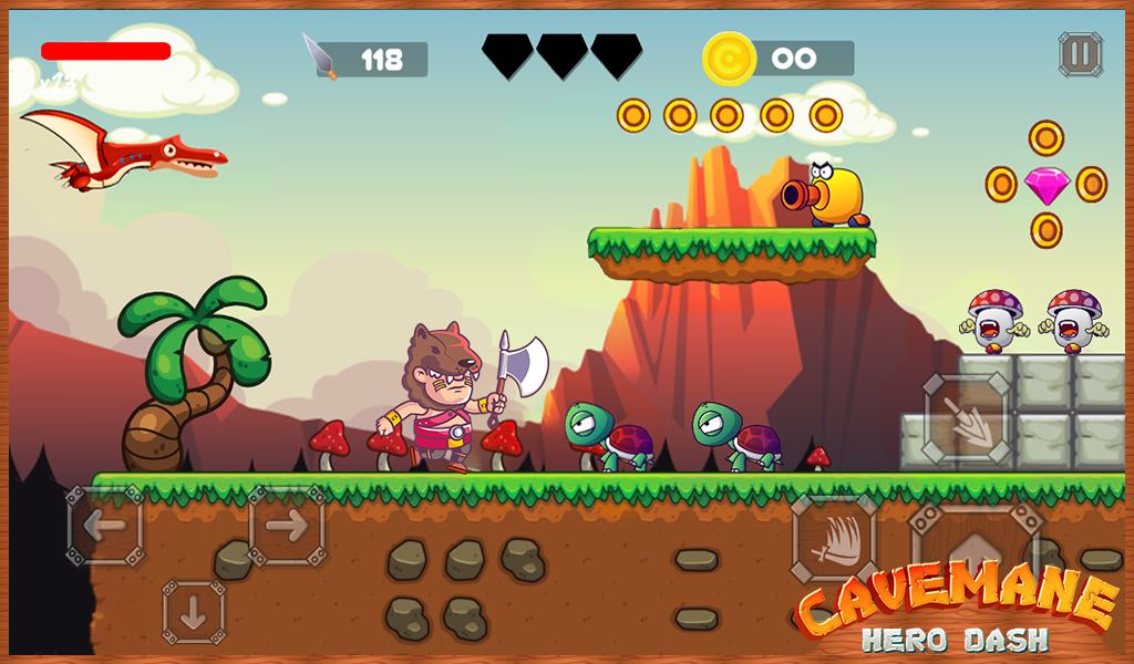 Caveman Hero Dash: Jurassic World Escape - App on Amazon Appstore