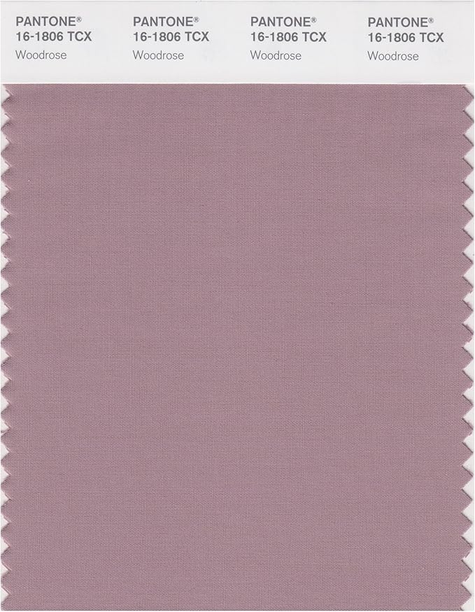 PANTONE Smart 16-1806X Color Swatch Card, Woodrose - Wall Decor ...