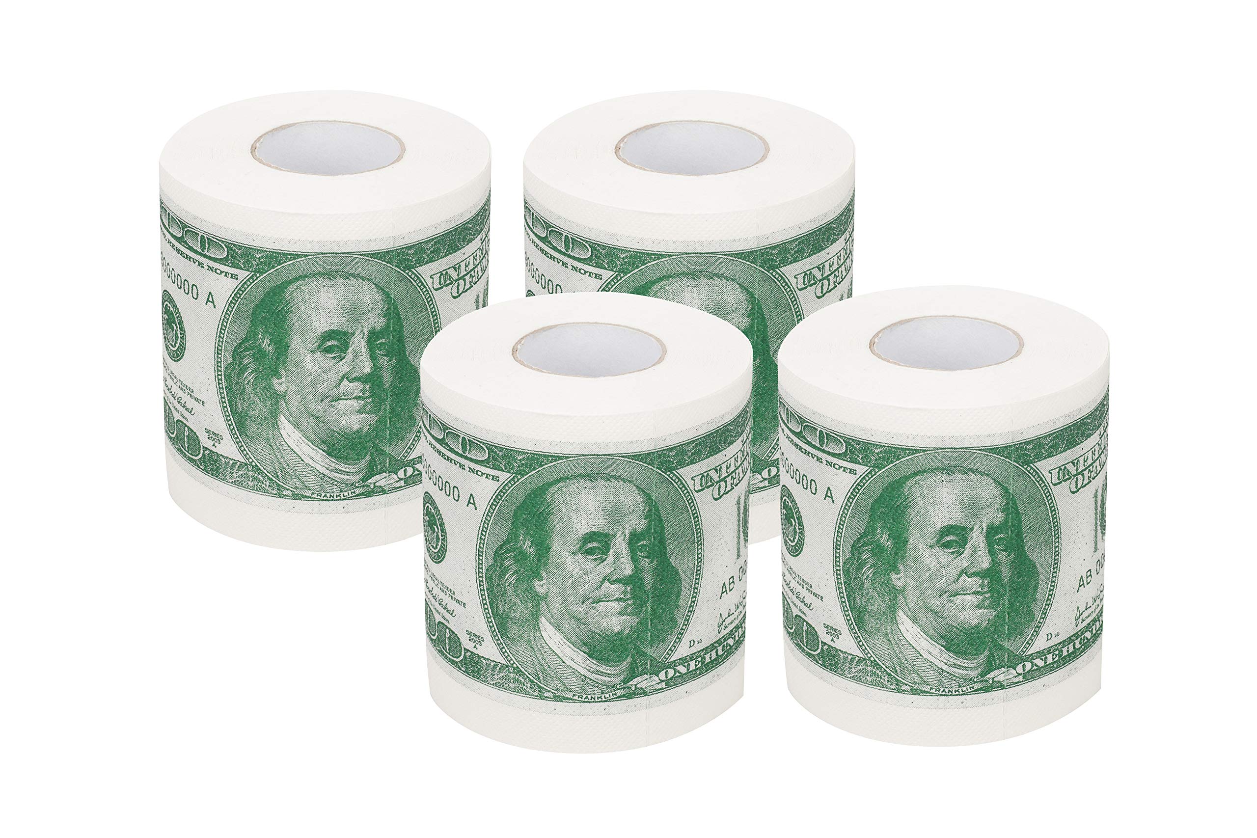 Snapklik.com : 4 Rolls 100 Hundred US Dollar Bill Toilet Paper Tissue ...