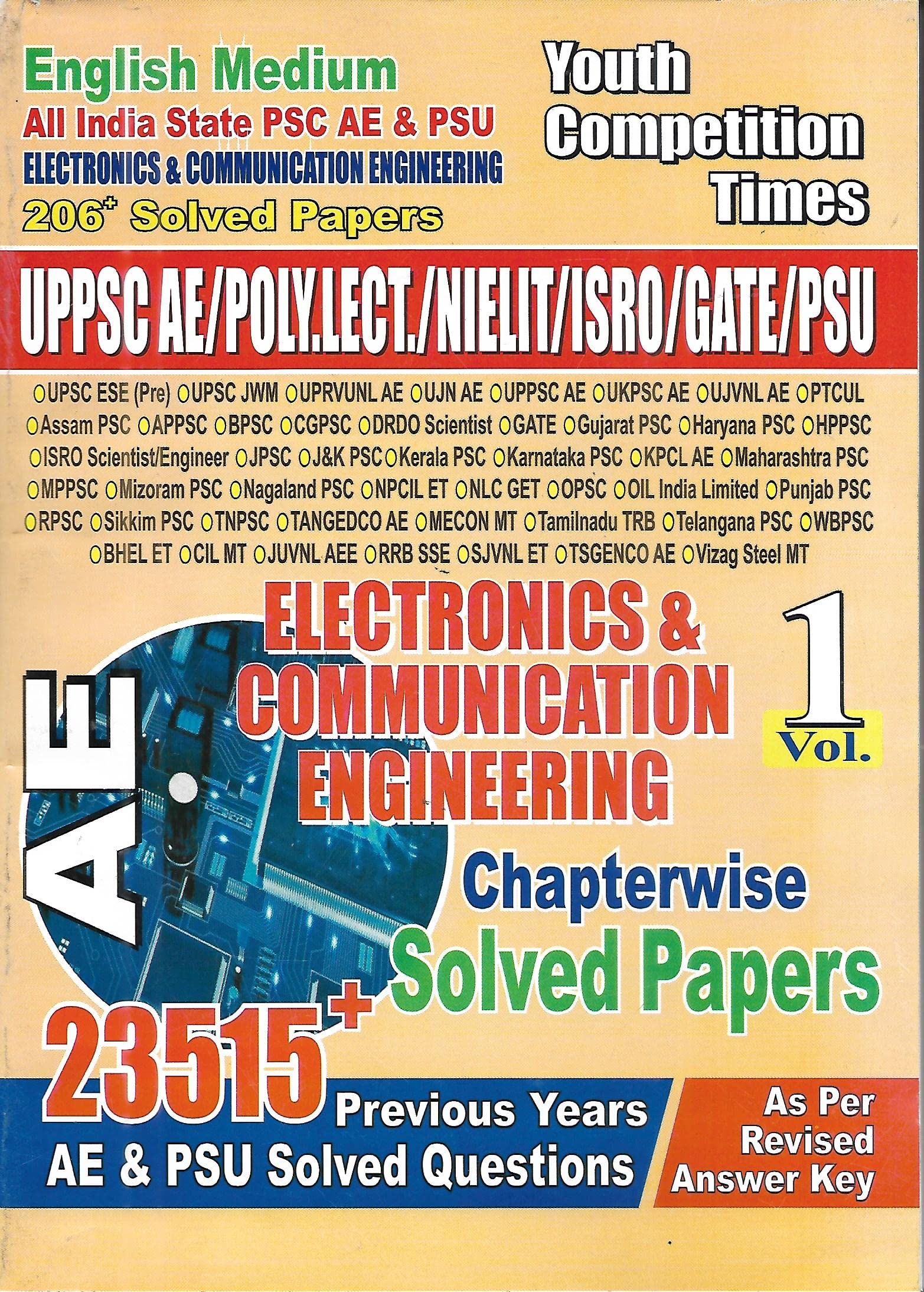 Buy Electronics & Communication Engineering (Vol.1) Chapterwise Solved ...