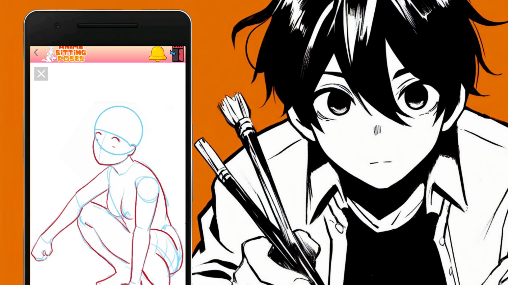 Anime Girl Sitting Pose - App on Amazon Appstore