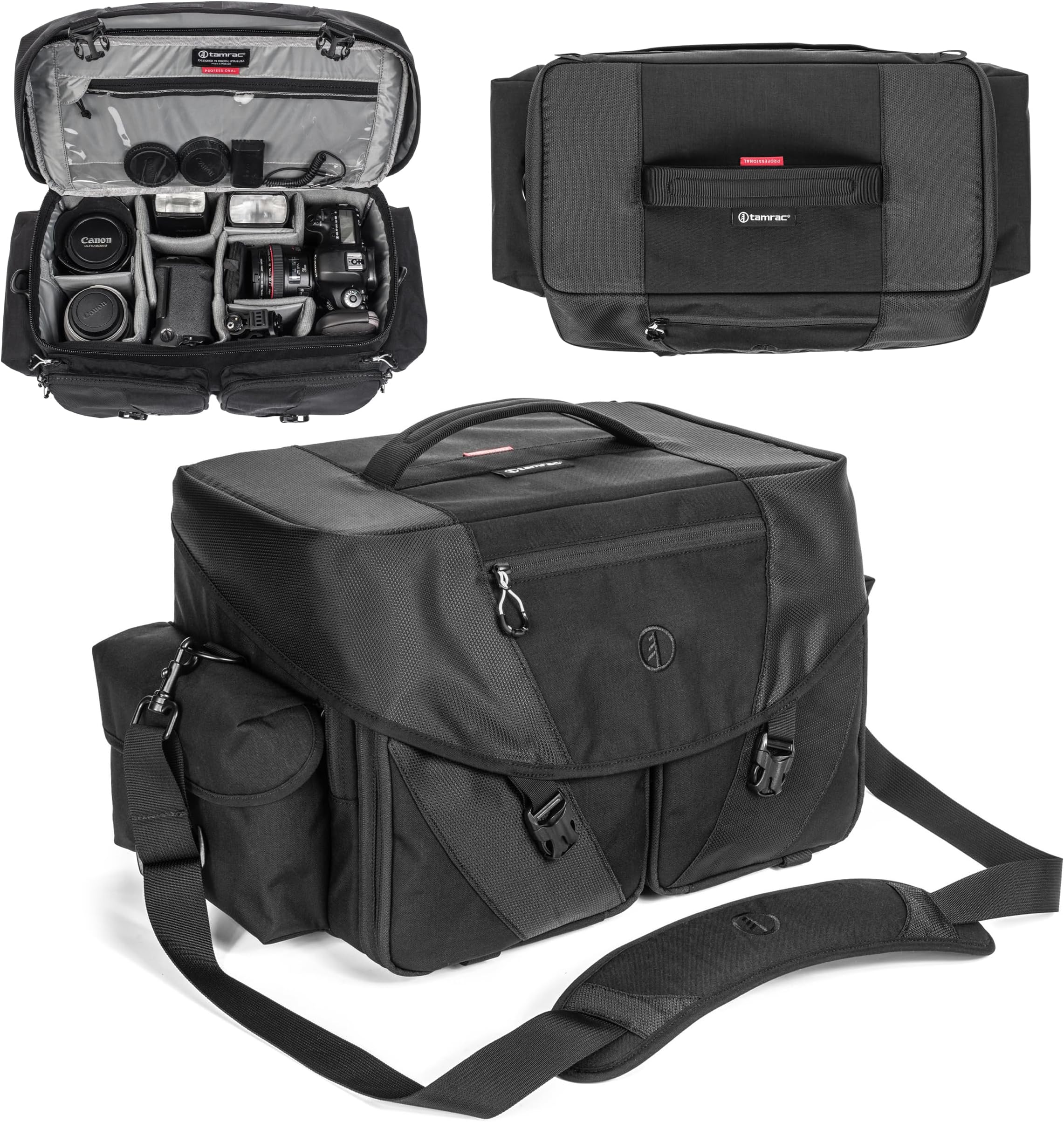 Amazon.com : Ruggard Journey 44 DSLR Shoulder Bag (Black) - : Electronics