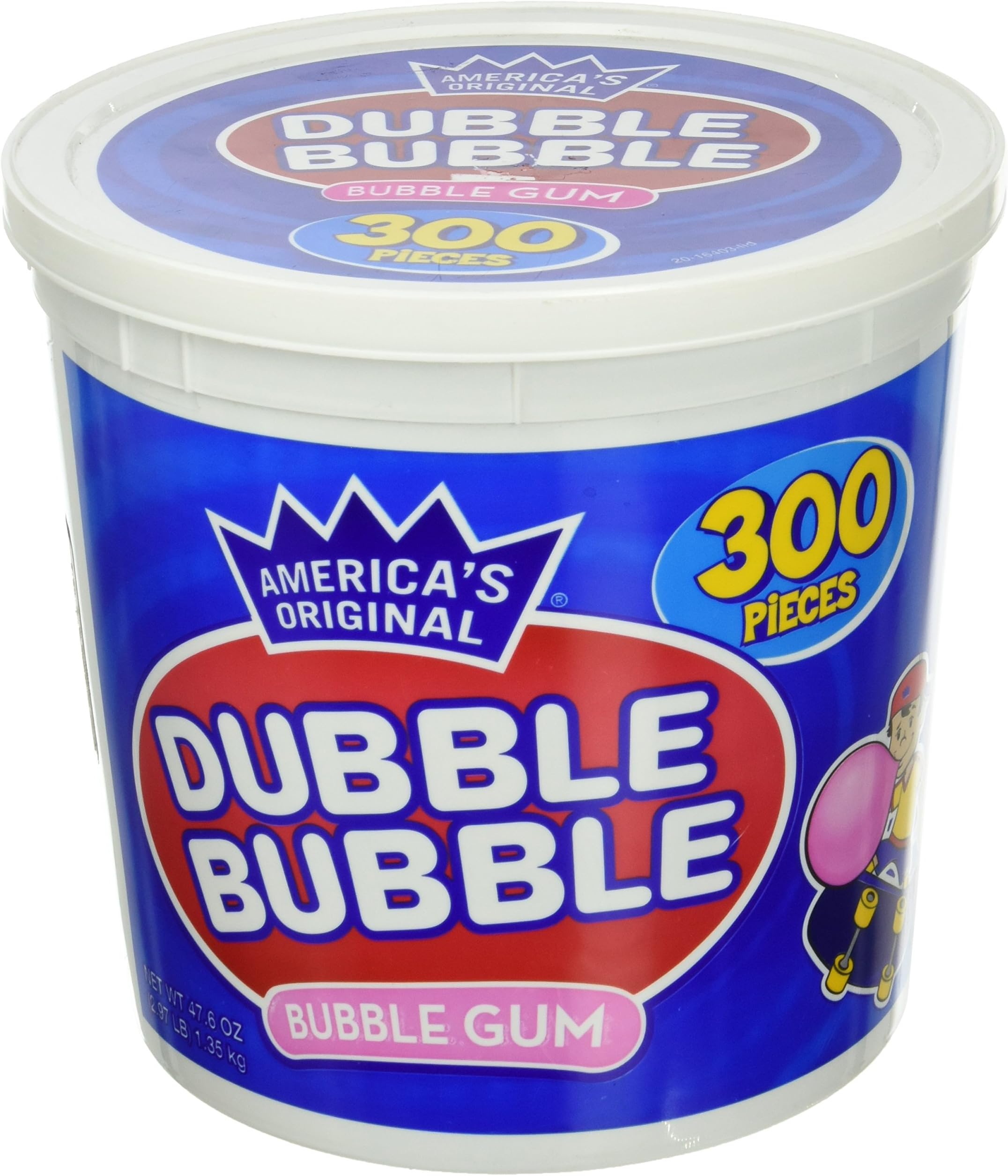 Amazon.com : Tootsie Roll Dubble Bubble Assorted Colors Chicle Tab ...