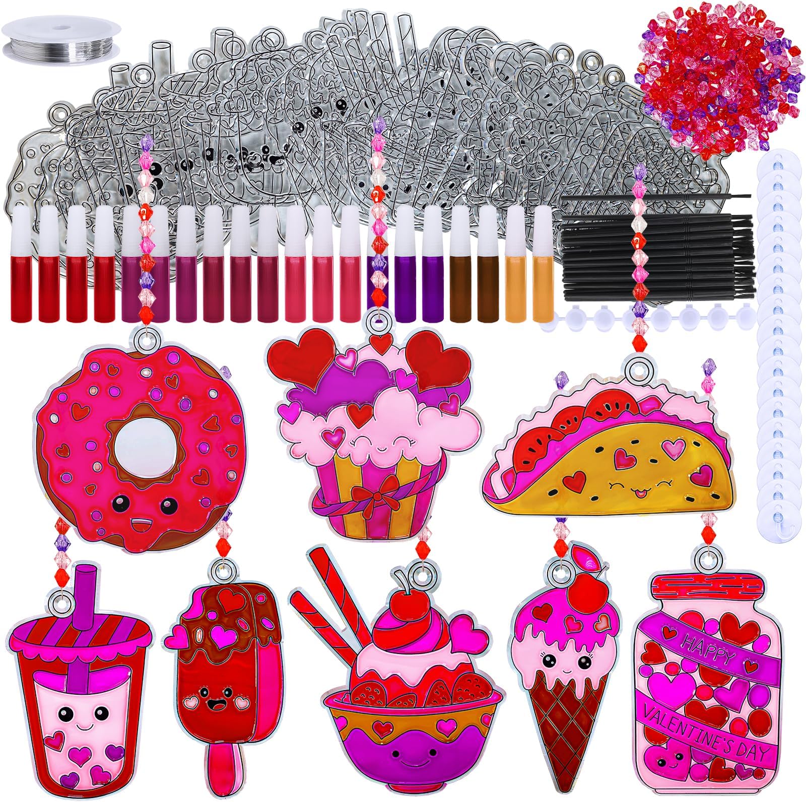 Amazon.com: WERNNSAI Dot Stickers Art Craft for Kids Age 4 to 8 - Dot ...