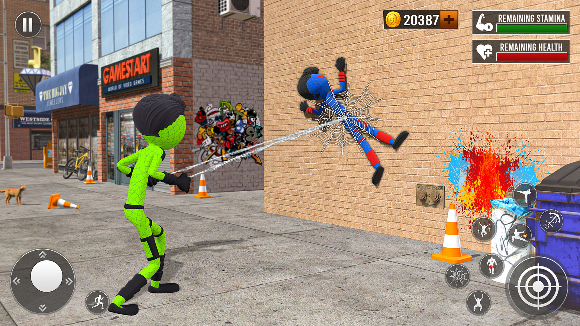 Battle Of Stickman Hero Team With Gangster Mafia War Open World - App ...