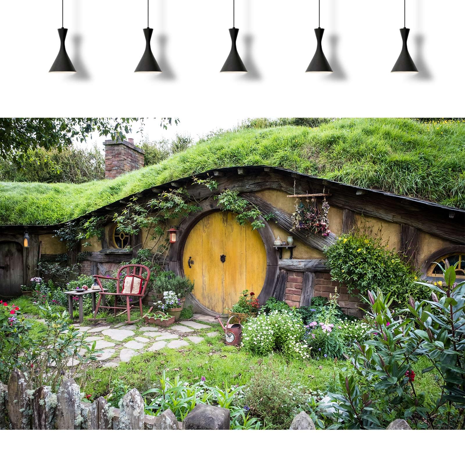 Snapklik.com : Hobbit Cave Aquarium Background Matamata Rural Hobbit ...