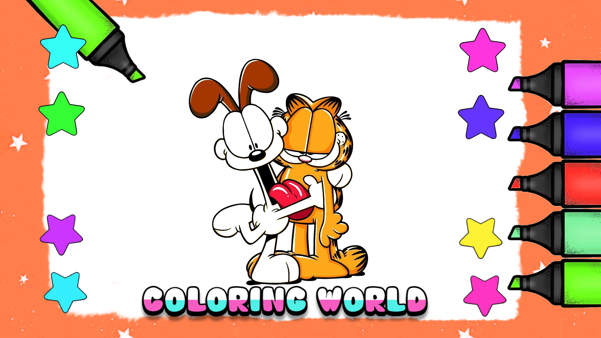 Garfield and Odie: Fun Coloring Adventures - App on the Amazon Appstore